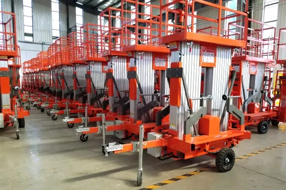 Types of Vertical lifts: